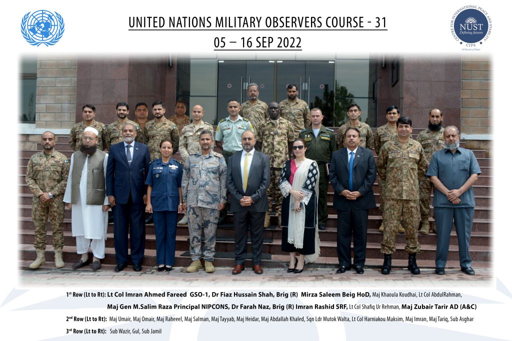 UN Military Observers Course (UNMOC) – National University of Sciences ...